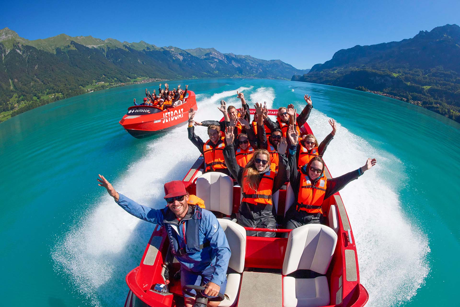 Jetboat - Meilleures activités de plein air, Interlaken, Suisse