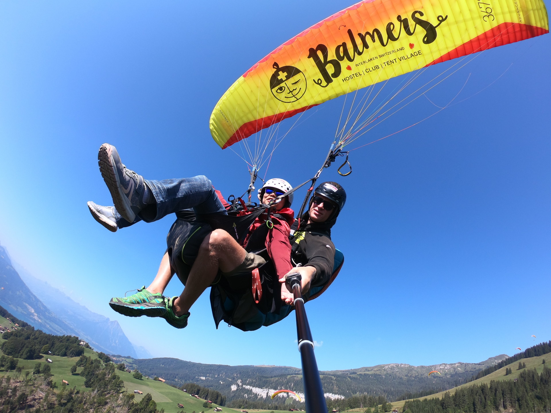 Summer Paragliding in Interlaken - Best outdoor activities