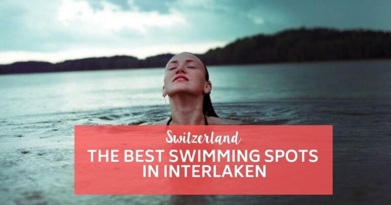 Where to go swimming in Interlaken - The best spots to swim in the lakes