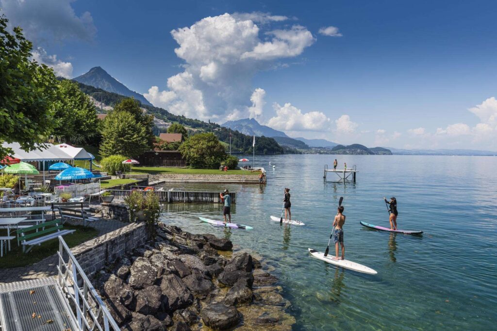 Where to go swimming in Interlaken - The best spots to swim in the lakes