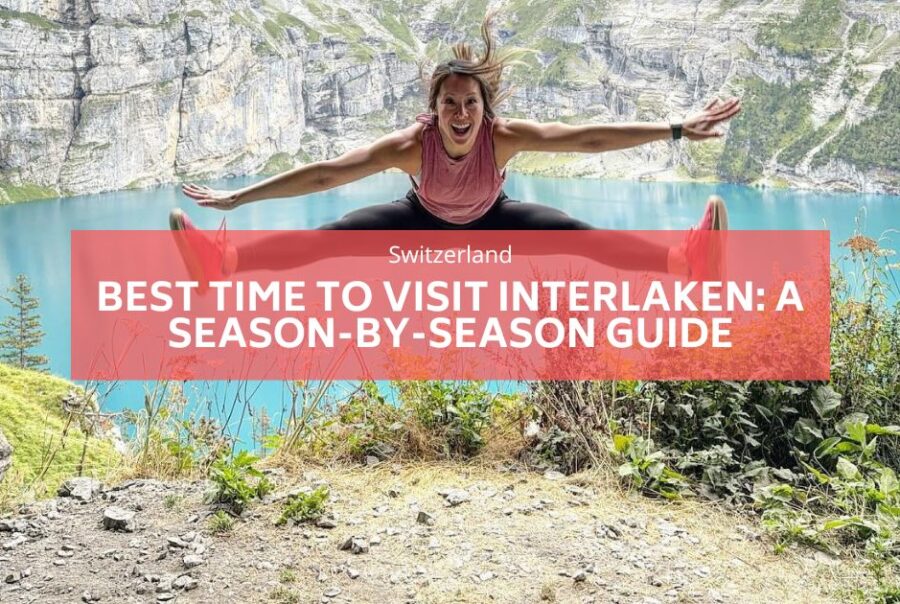 Where to go swimming in Interlaken - The best spots to swim in the lakes